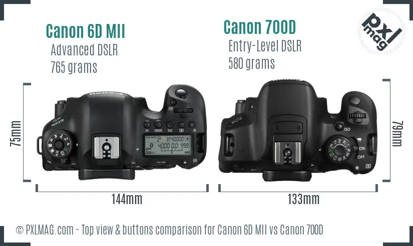 Canon 6D MII vs Canon 700D Detailed Comparison - PXLMAG.com