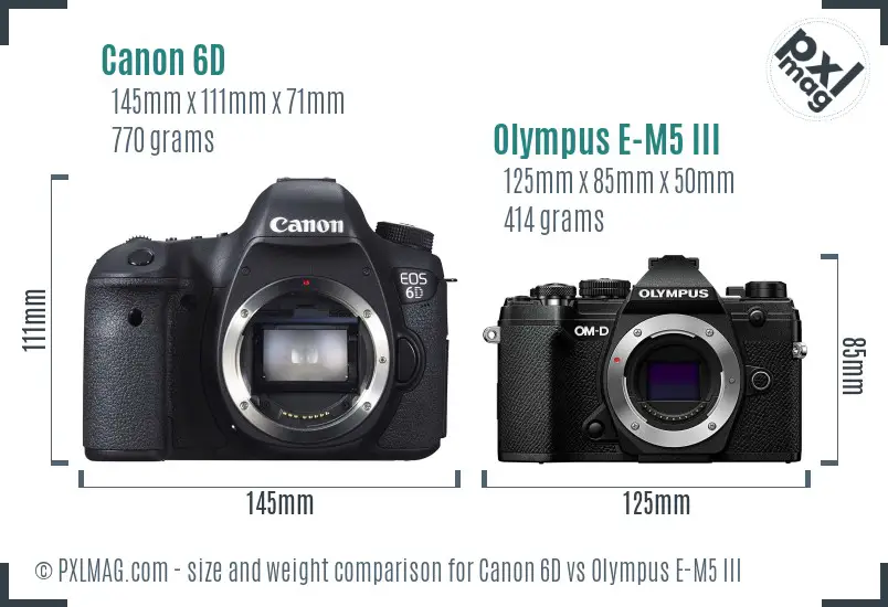 Canon 6D vs Olympus E-M5 III In Depth Comparison - PXLMAG.com