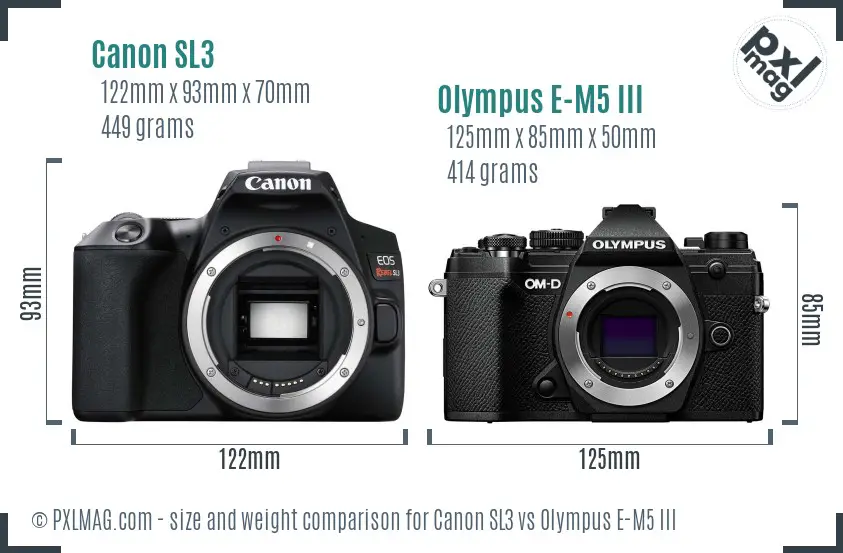 Canon SL3 vs Olympus E-M5 III In Depth Comparison - PXLMAG.com